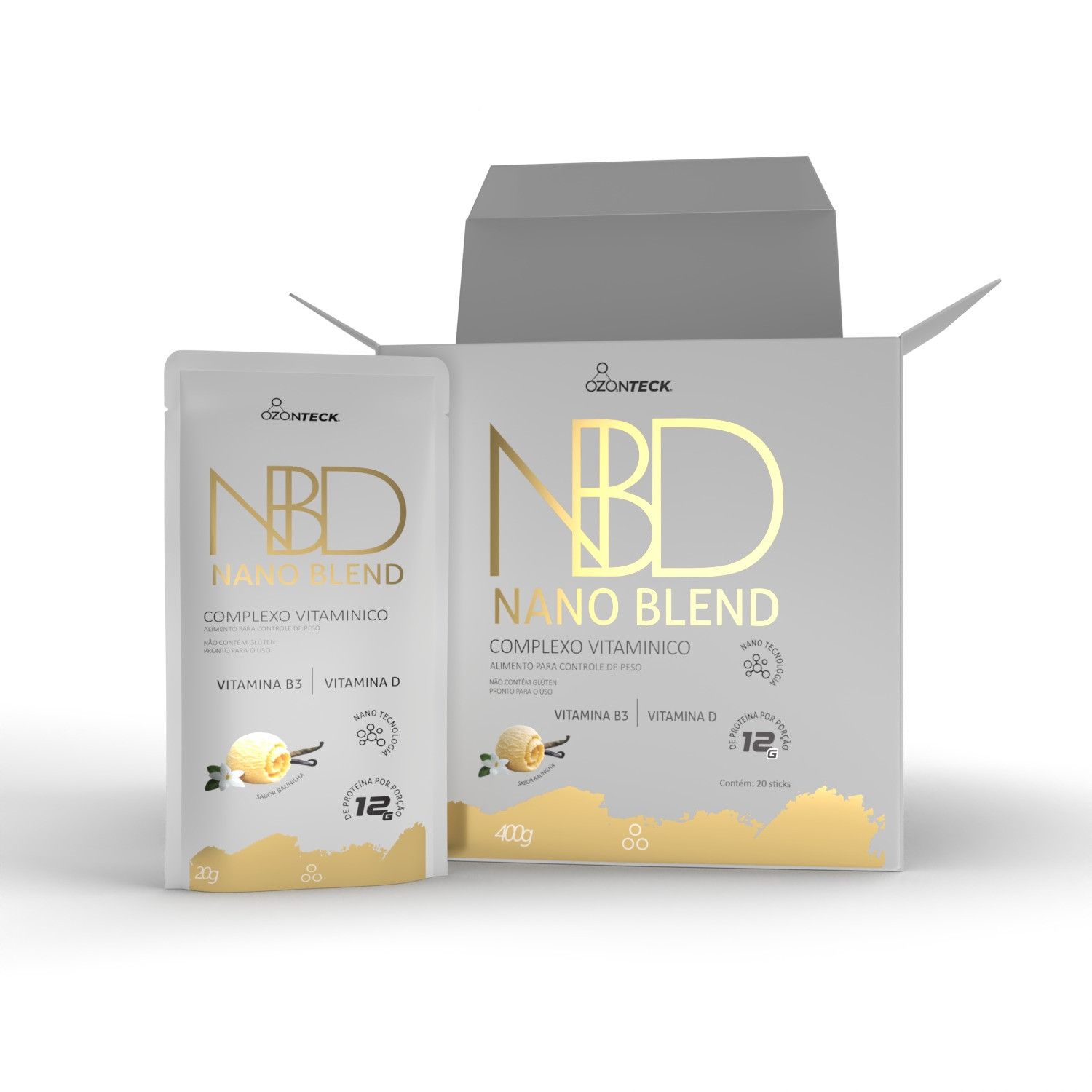 NANO BLEND CAIXA - Auxiliador de redução alimentar com adição de Ozônio